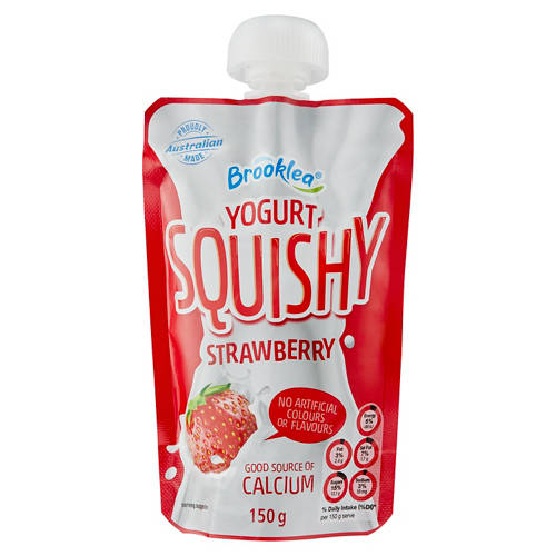 Strawberry Yogurt Squishy Pouch 150g